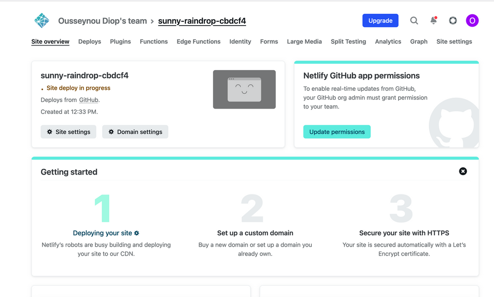 Comment héberger son site sur Netlify? Déployer son site sur Netlify