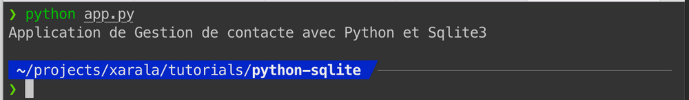 Comment créer une application avec Python et sqlite3?