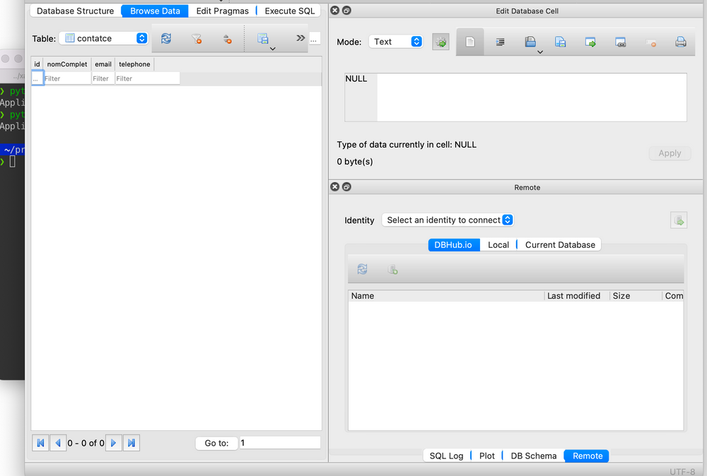 Comment créer une application avec Python et sqlite3? Comment créer une application avec Python et sqlite3?