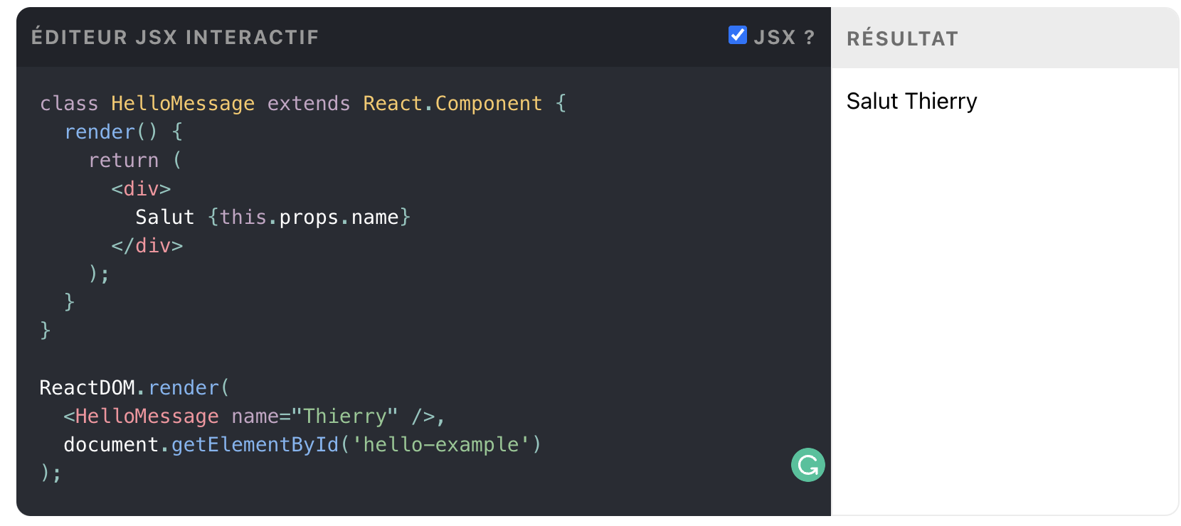 Créer une application avec React