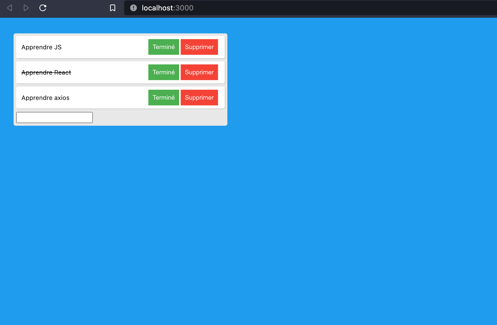 Créer une application avec React