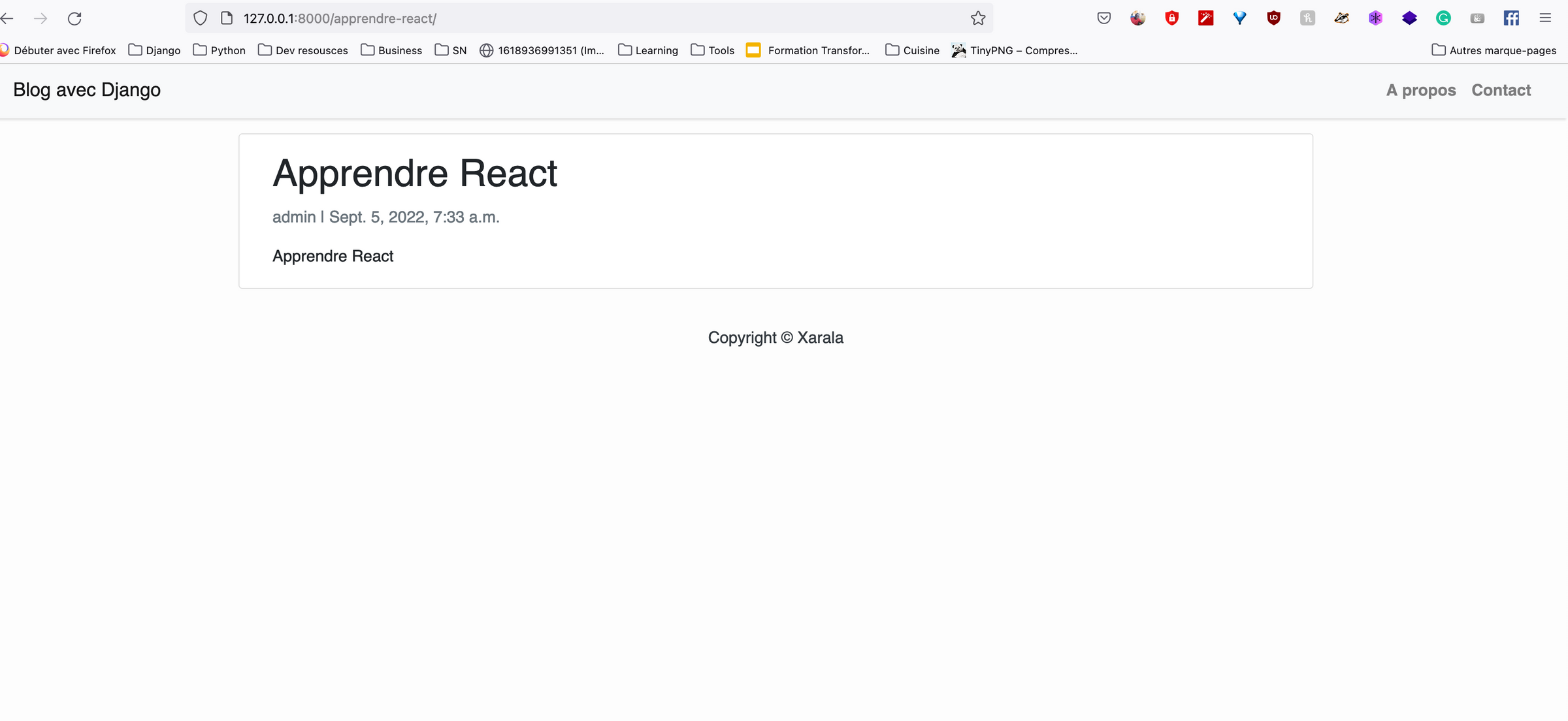 Créer Une Application De Blog Avec Django Et Bootstrap