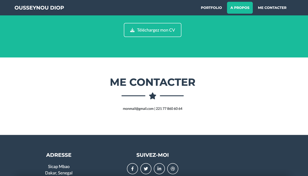 Créer son portfolio avec HTMl,CSS et Bootstrap