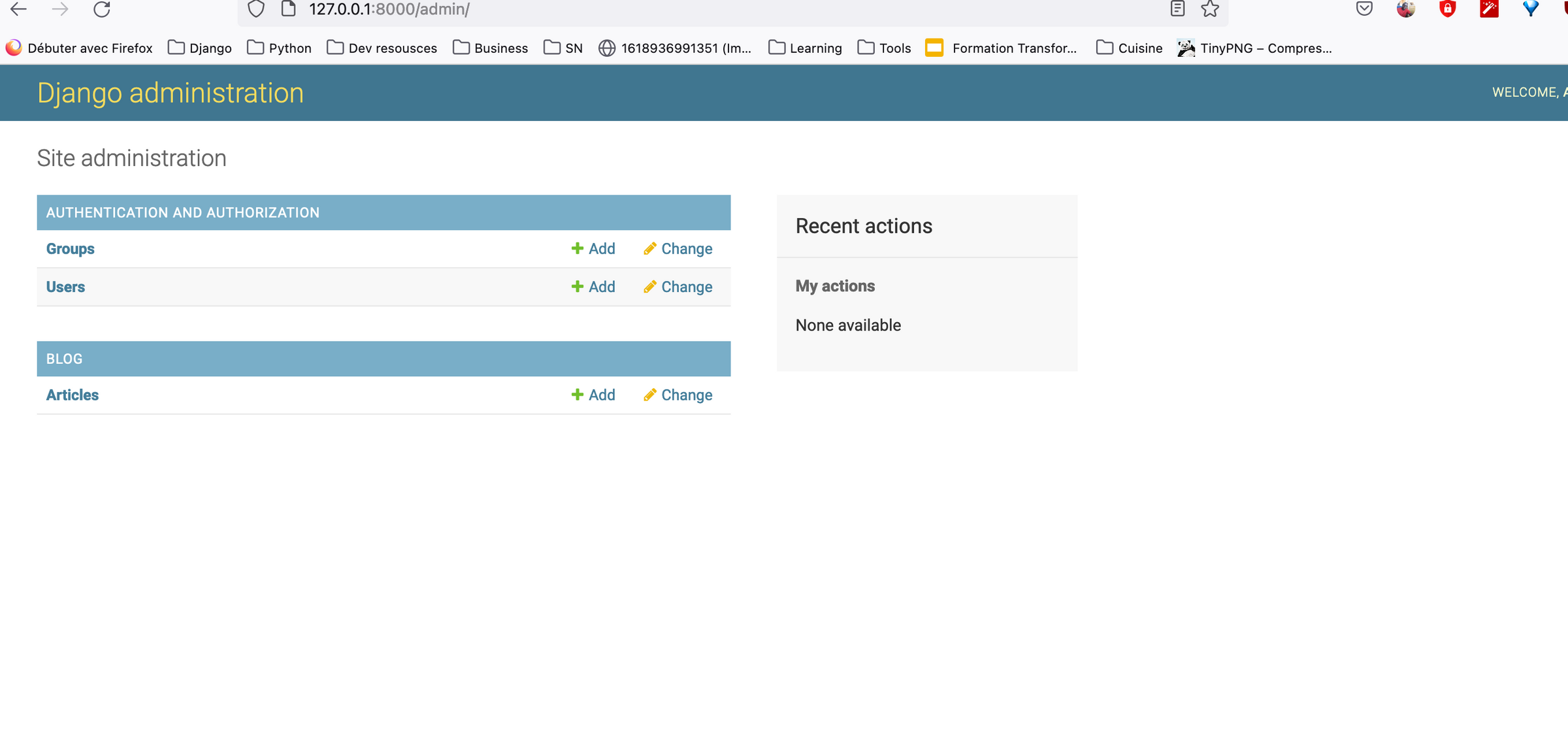 Créer une application de blog avec Django et Bootstrap