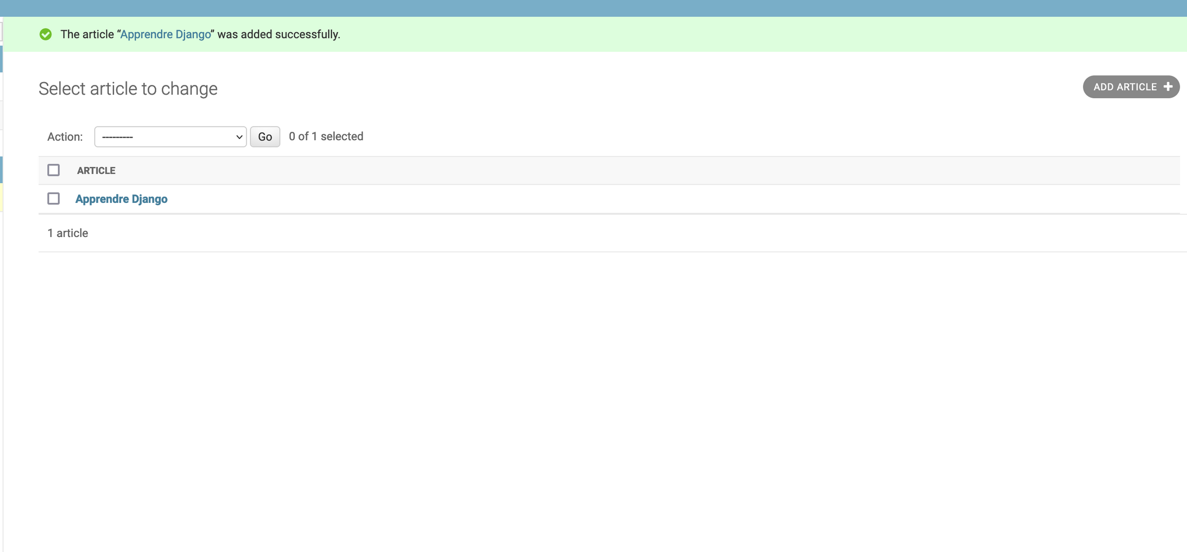 Créer une application de blog avec Django et Bootstrap