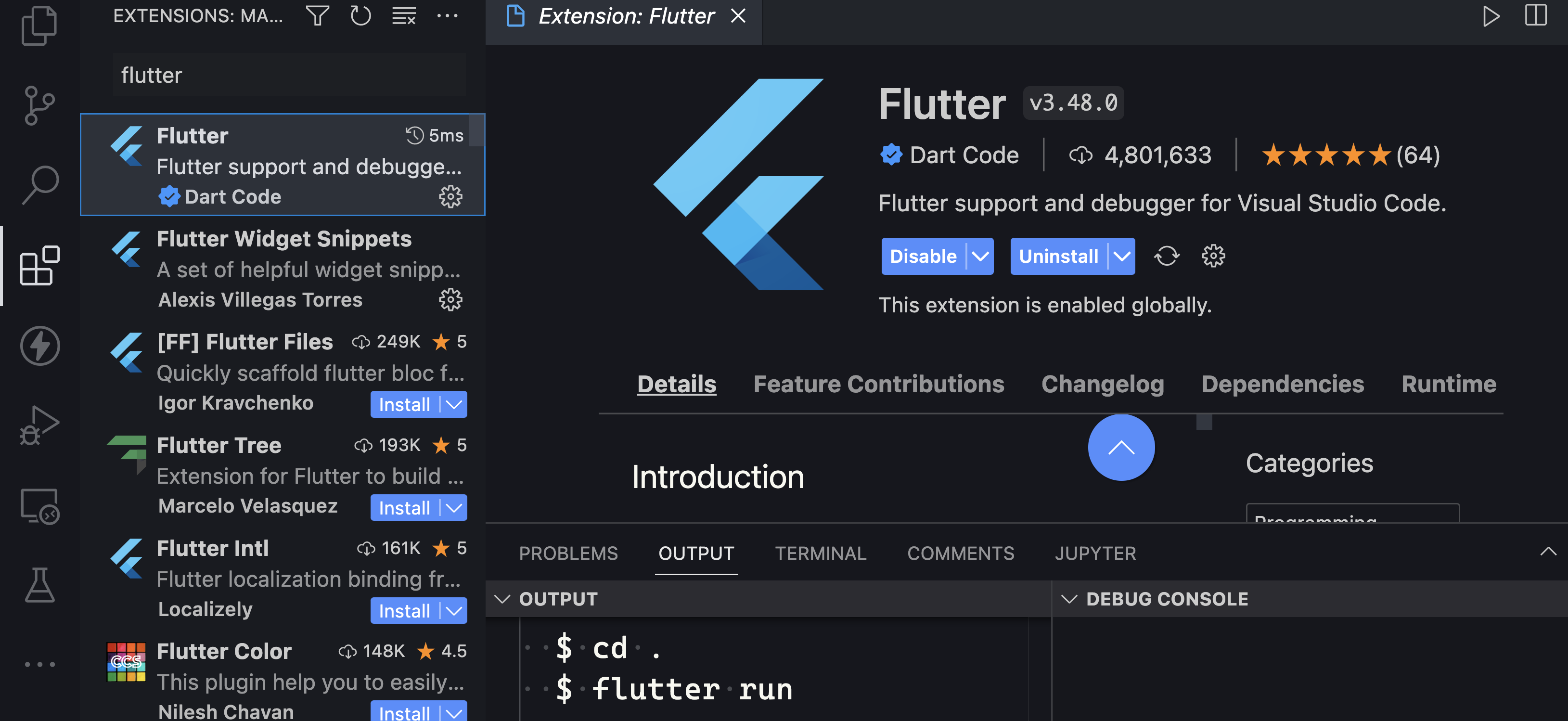 Créer une application mobile avec Flutter et Visual studio code